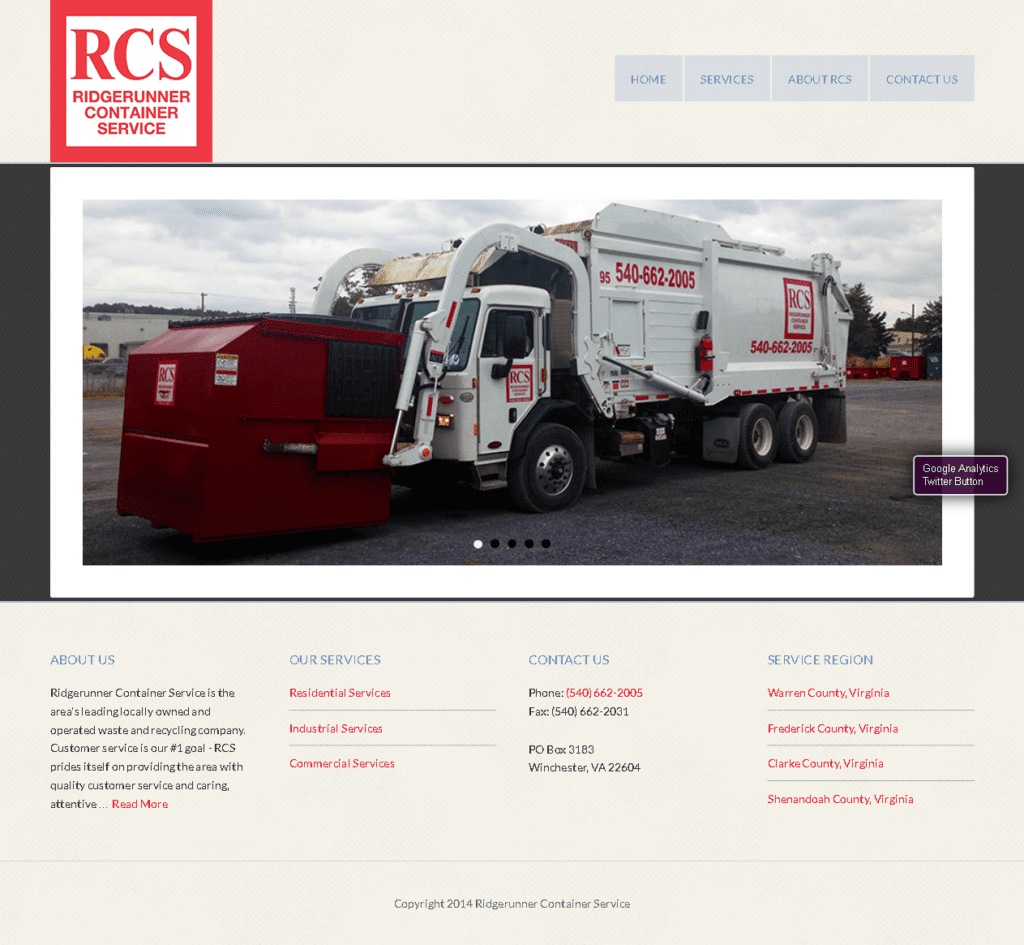RCS Waste | Web Strategies | Winchester, VA