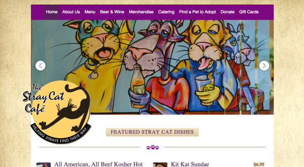The Stray Cat Cafe | Web Strategies | Winchester, VA