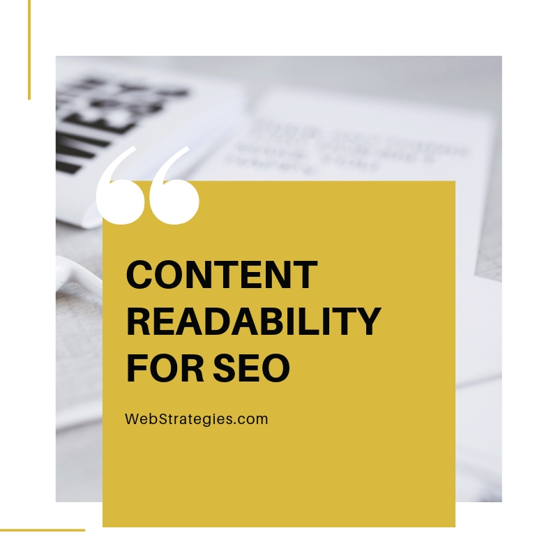 Content Readability For SEO | Web Strategies