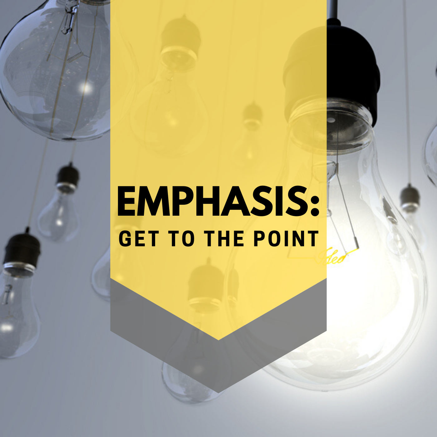 Emphasis: Get to the Point | Web Strategies