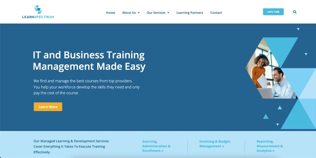 LearnSpectrum Website Launch | Web Strategies